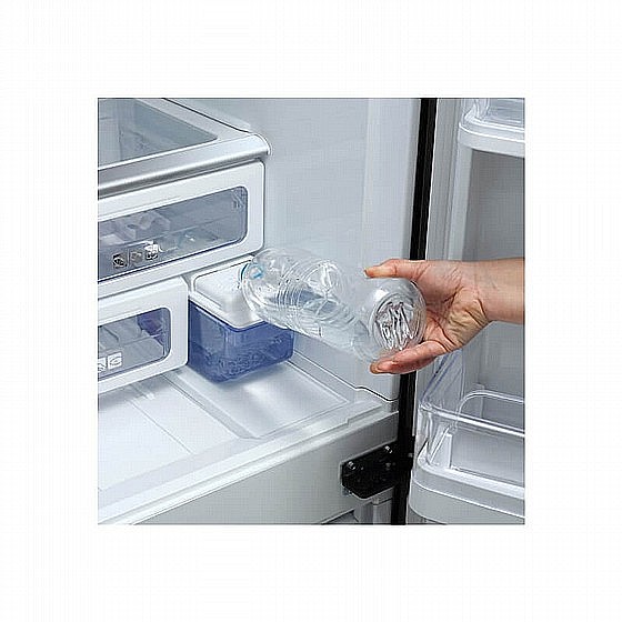 בנצי נעים מוצרי חשמל בע''מ | מקרר 4 דלתות 610 ליטר דגם SJR8911 SHARP בצבע זכוכית שחורה | מקררים ...